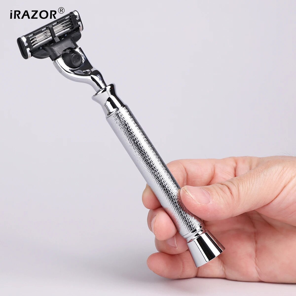 Мужская бритва iRAZOR Mach 3 из алюминия