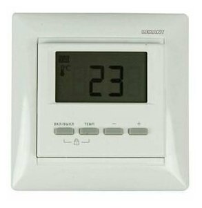 Терморегулятор Rexant 511H 51-0566 цифровой, белый, совместим с Legrand серии Valena