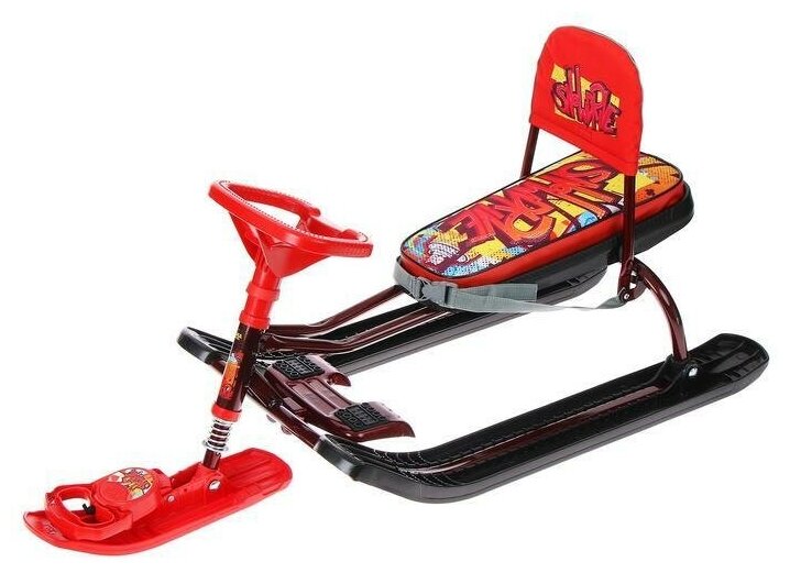 Снегокат Тимка спорт 4-1 Граффити , цвет красный