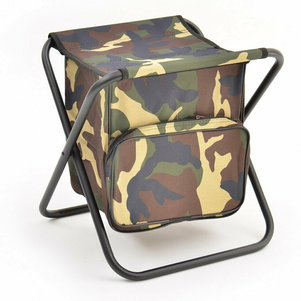 Стул складной большой с сумкой (38,5х32,5х40 см) сталь 16 мм