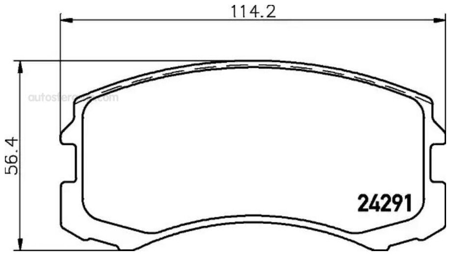 NISSHINBO NP3005 Колодки тормозные передние