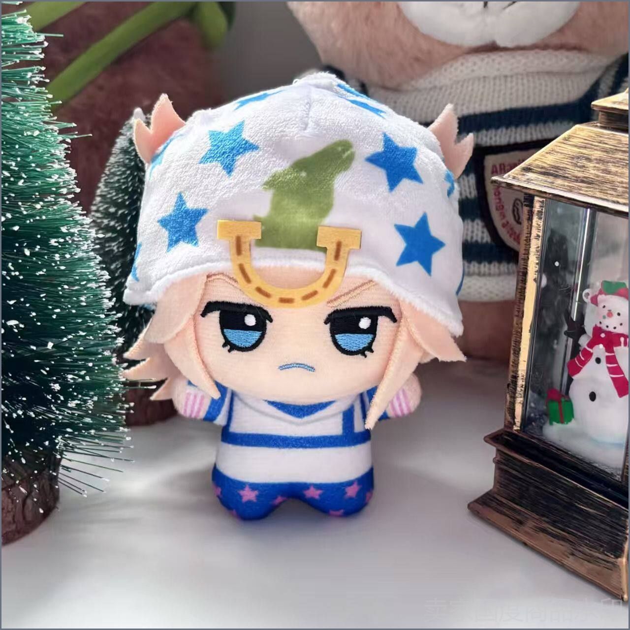 Плюшевые игрушки Невероятное приключение ДжоДжо Джонатан Джостар ; JoJo no Kimyou na Bouken (TV) Jonathan Joestar плюшевая игрушка 10CM