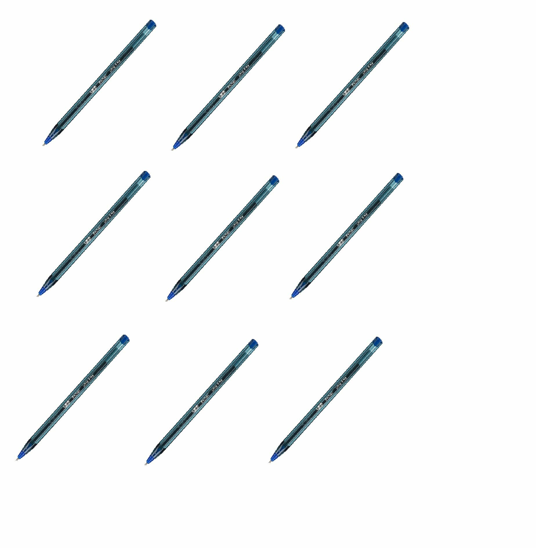 Bic Ручка шариковая неавтоматическая Cristal Exact, стержень синий, 9 уп