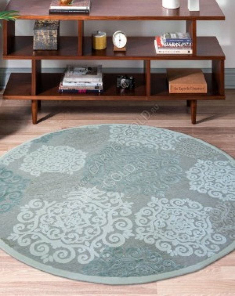 Бельгийский ковер Genova 38001 6555 90 круг (2 х 2 м)