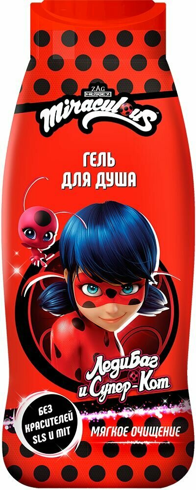 Гель для душа MIRACULOUS Леди Баг 400мл дет. NEW
