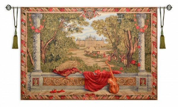 Панно гобеленовое на стену "Скрипка", 133х190 см / Гобелен