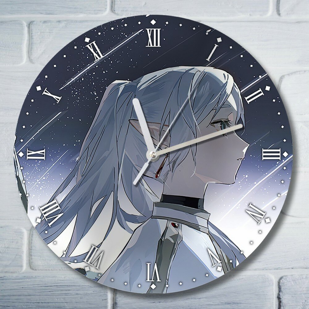 Настенные часы УФ "аниме провожающая в последний путь Фрирен (ферн, старк) - 10222"