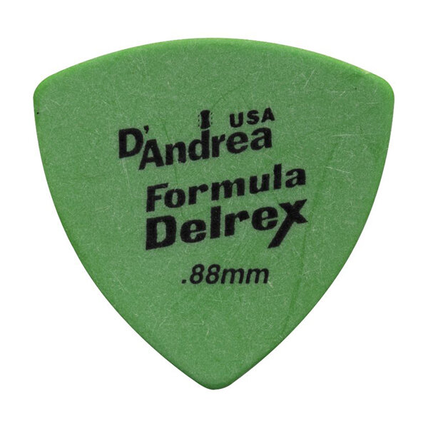 Набор медиаторов D`Andrea RD346-088MH Formula Delrex, 0,88 мм, упаковка 72 шт.