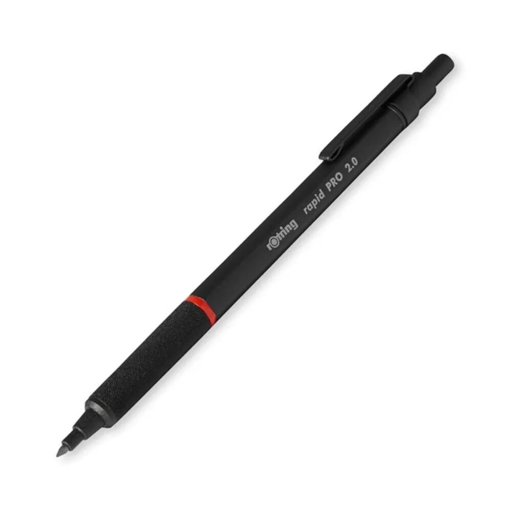 Механические карандаши rOtring Rapid PRO, 0,5 мм/0,7 мм, серебристый хром/матовый черный Matte Black 2.0mm