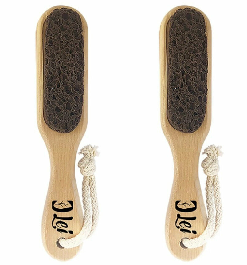 L'Oreal Paris Пемза Педикюрная, деревянная ручка, искусственный камень, 2 шт/