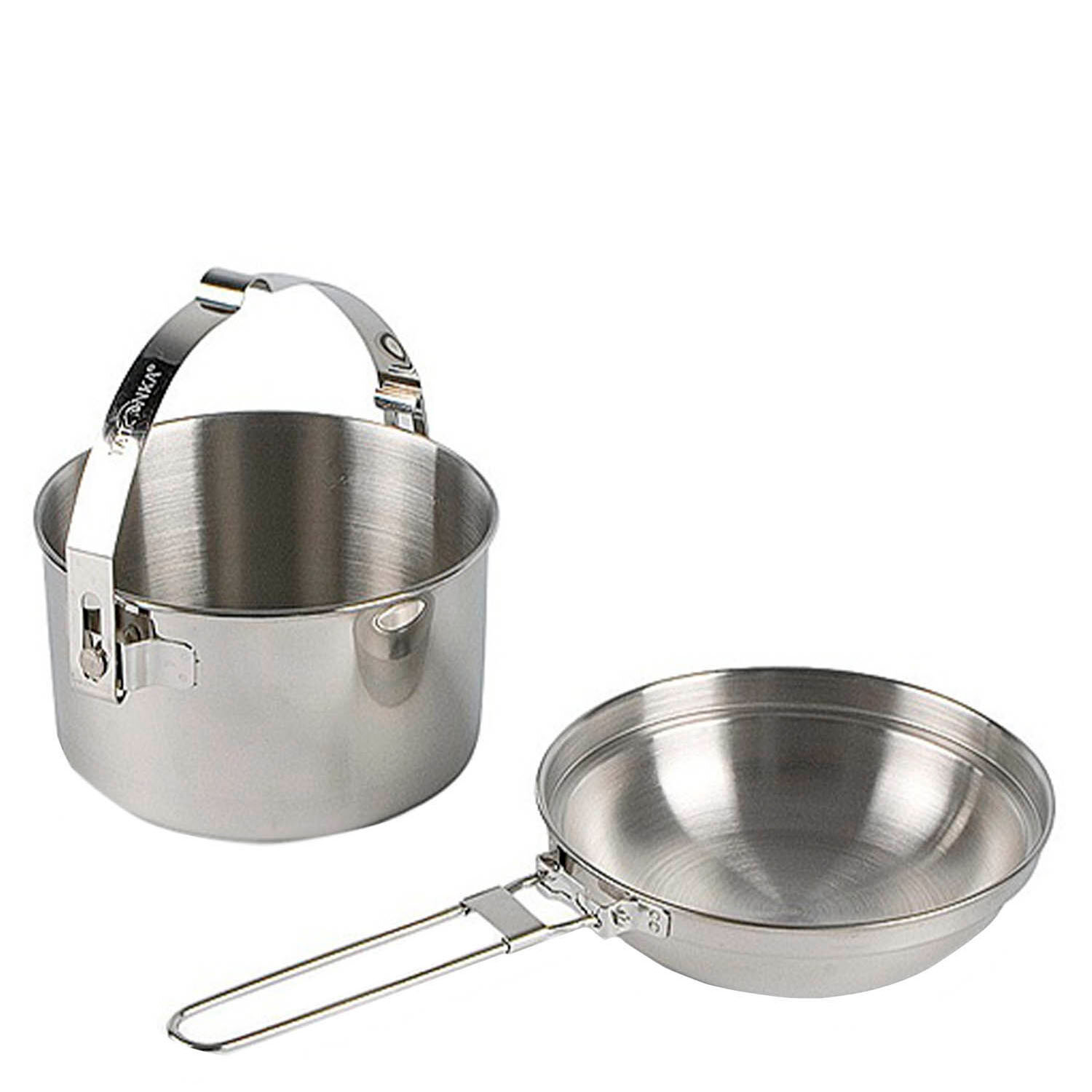 Котелок Tatonka Kettle 1.6 с крышкой сковородкой