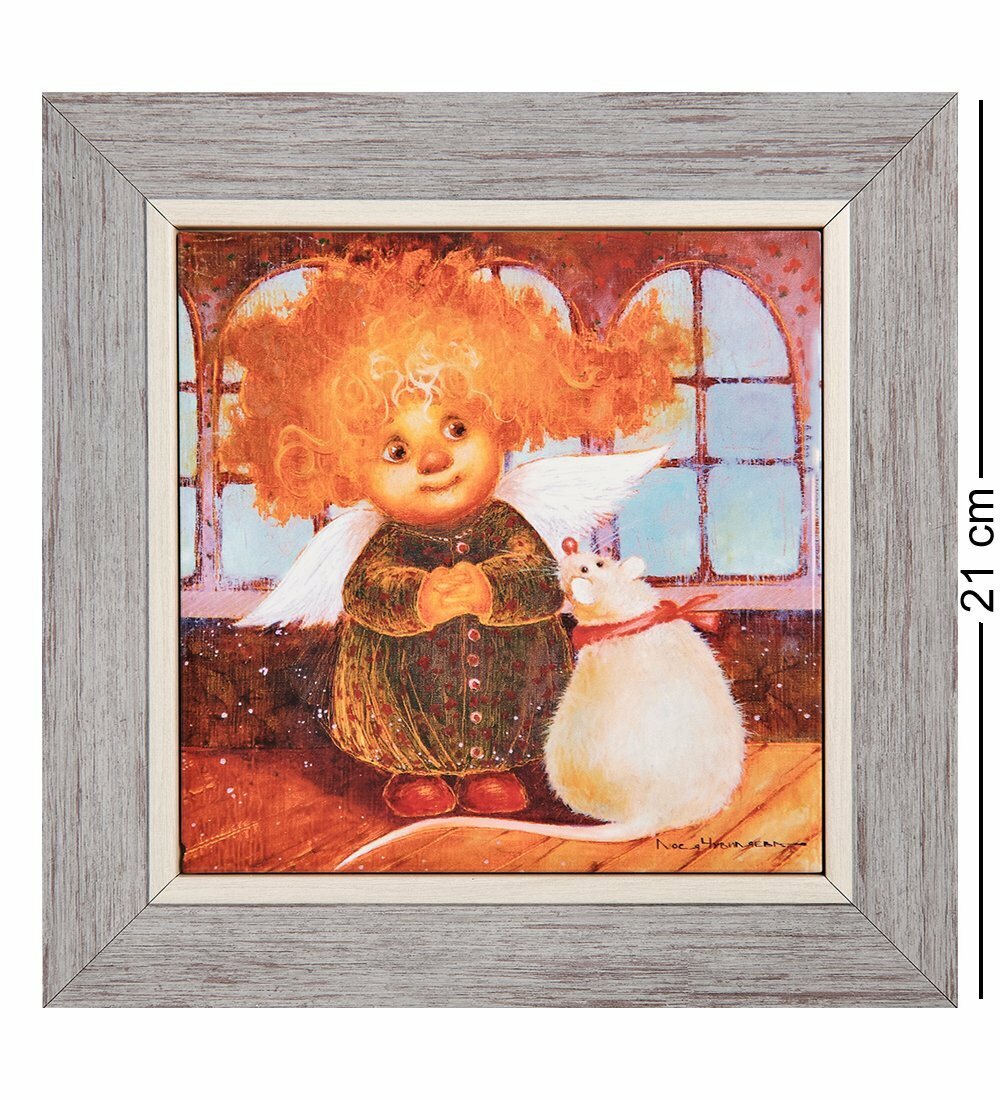 Панно керамическое Ангел добрых улыбок 15х15 A2140953