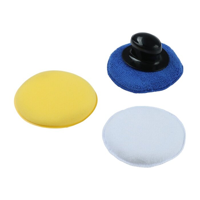 Круг с адаптером для ручной полировки, 120 мм, набор 3 шт.