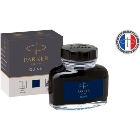 Флакон с чернилами Parker Quink Ink Z13 (CW1950378) черный/синие чернила 57мл для ручек перьевых