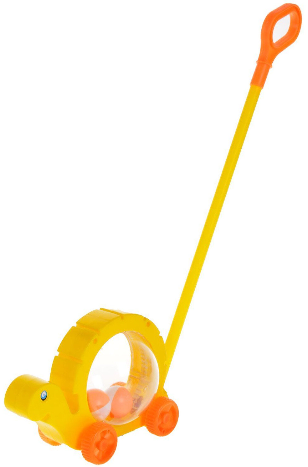 Детская каталка "Черепаха" с ручкой, развивающая игрушка для малышей