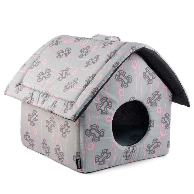 Домик для собак и кошек Гамма Дг-06710, размер 36х36х38см.