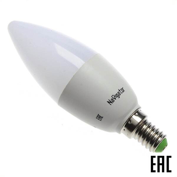 Лампа светодиодная "свеча" х/б свет 8.5Вт 61325 NLL-C37-8.5-230-4K-E14-FR 680Лм 4000К Navigator (4 шт. в комплекте)