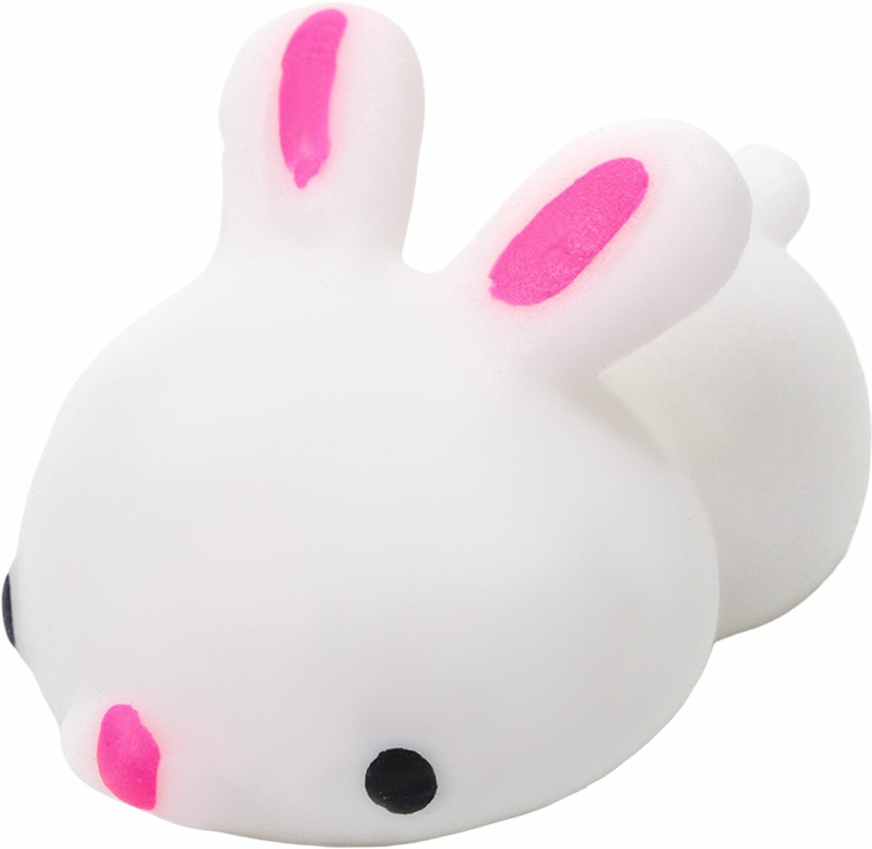 Мялка-сквиши "Зайка", мягкая сжимаемая игрушка-антистресс, давилка для детей, успокаивающая жмякалка с наклейками в пакете