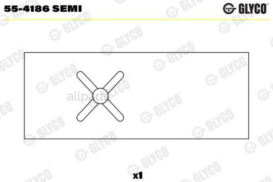 GLYCO 55-4186 SEMI Втулка порш. пальца GLYCO 55-4186 SEMI