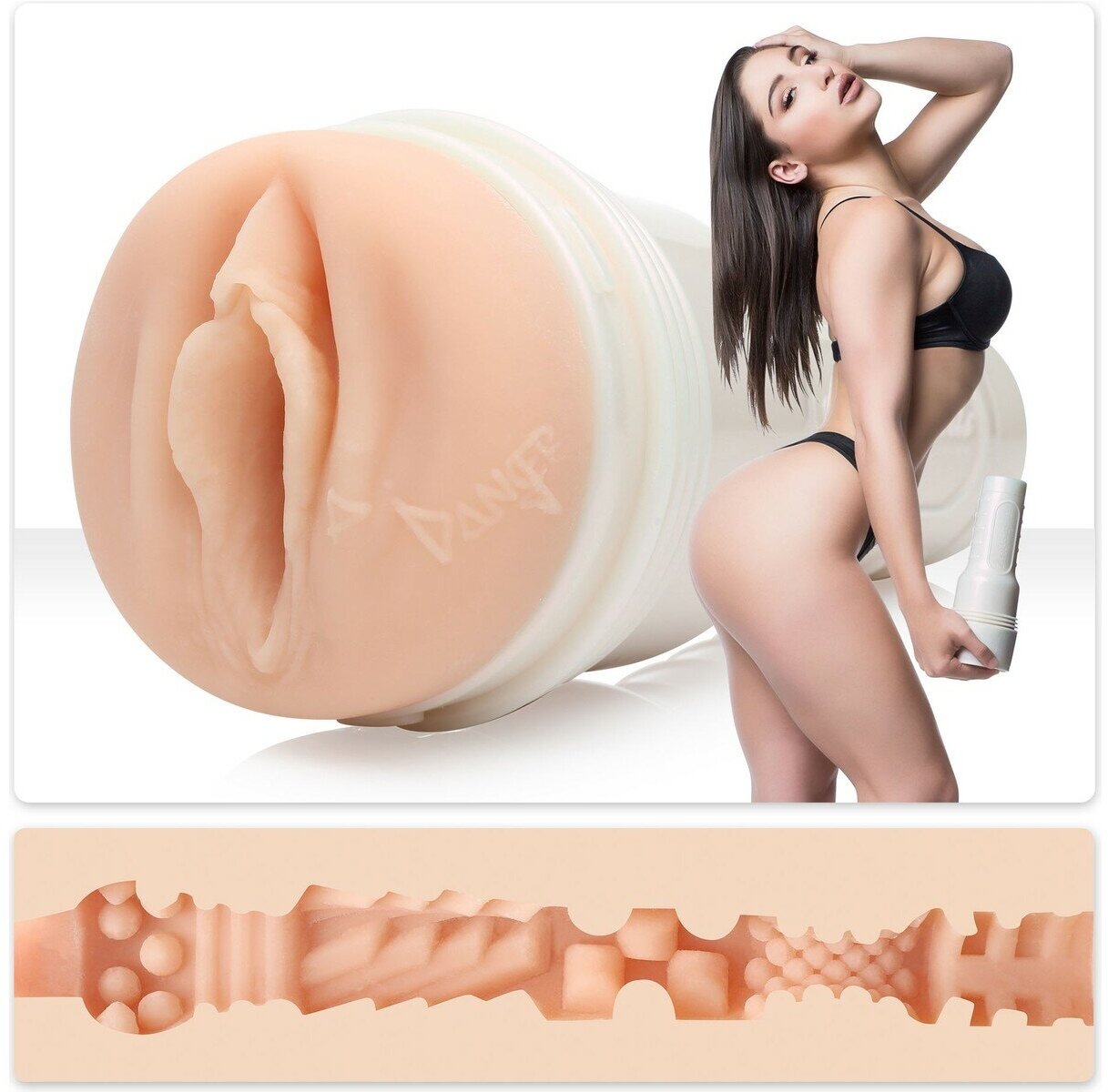 Мастурбатор FleshLight Girls "Abella Danger", имитация вагины, термопластичная и пластиковая