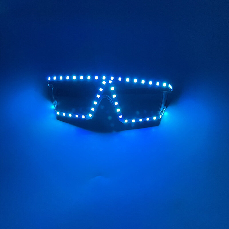 Диско-оборудование, светящиеся очки с LED, бар, KTV, забавные атмосферные аксессуары, ночной рынок, детские игрушки