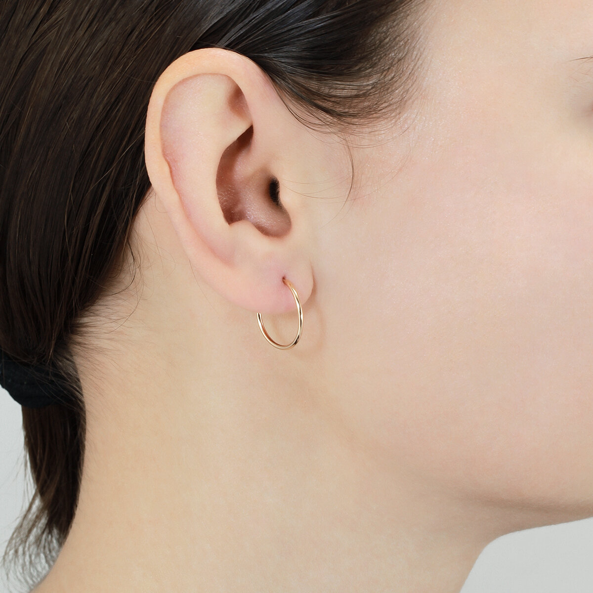 Серьги конго, красное золото, 585 проба