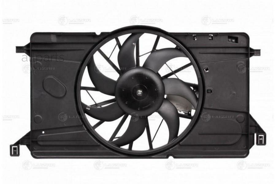 LUZAR LFK 2540 Э/вентилятор охл. для а/м Mazda 3 (BK) (03-) 1.6i (с кожухом и модул. упр.) LUZAR LFK 2540