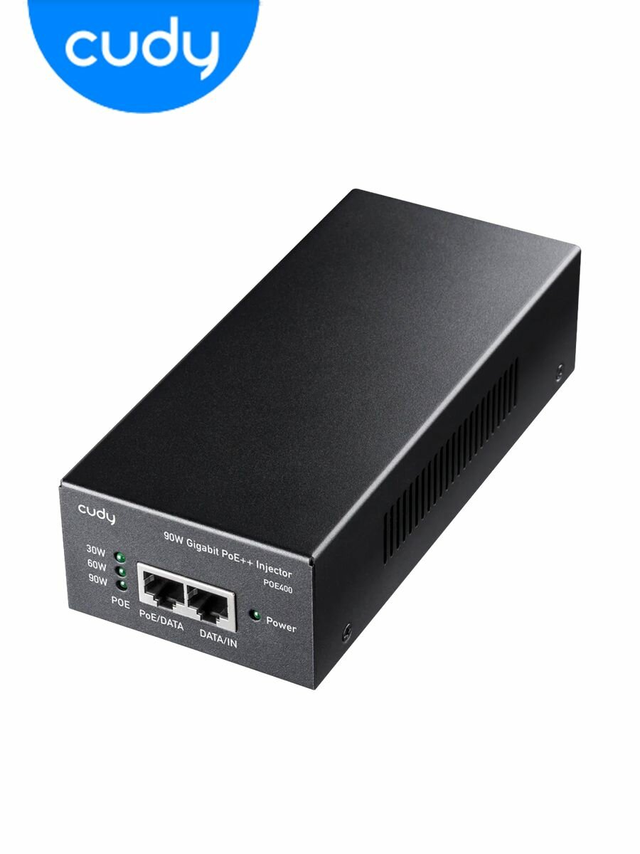Гигабитный адаптер PoE++ (90 Вт) Cudy POE400