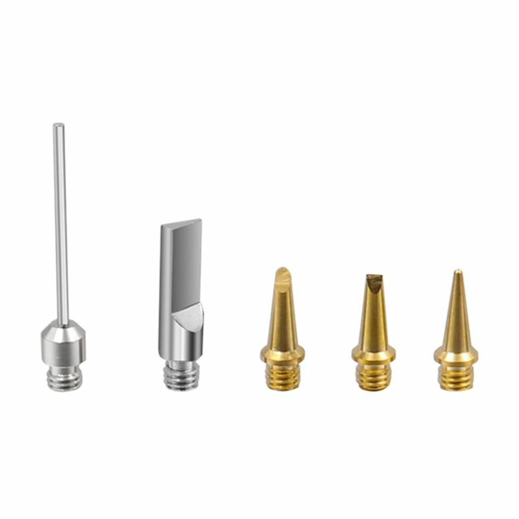 Аксессуар для пайки, Инструмент для пайки и ремонта - пять головок для газового паяльника, 1 комплект