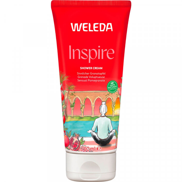 WELEDA Крем для душа Inspire с гранатом 200 мл