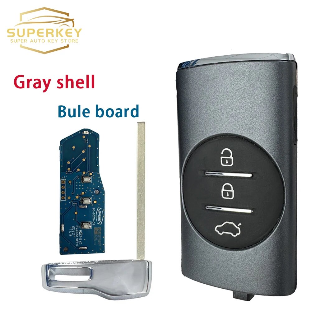 3-кнопочный оригинальный ключ без ключа Go Smart Car Key для Chery Exeed Vantas TX TXL LX New Tiggo 3X 5X 7 Plus 8 Plus 4A чип 433 МГц FSK D