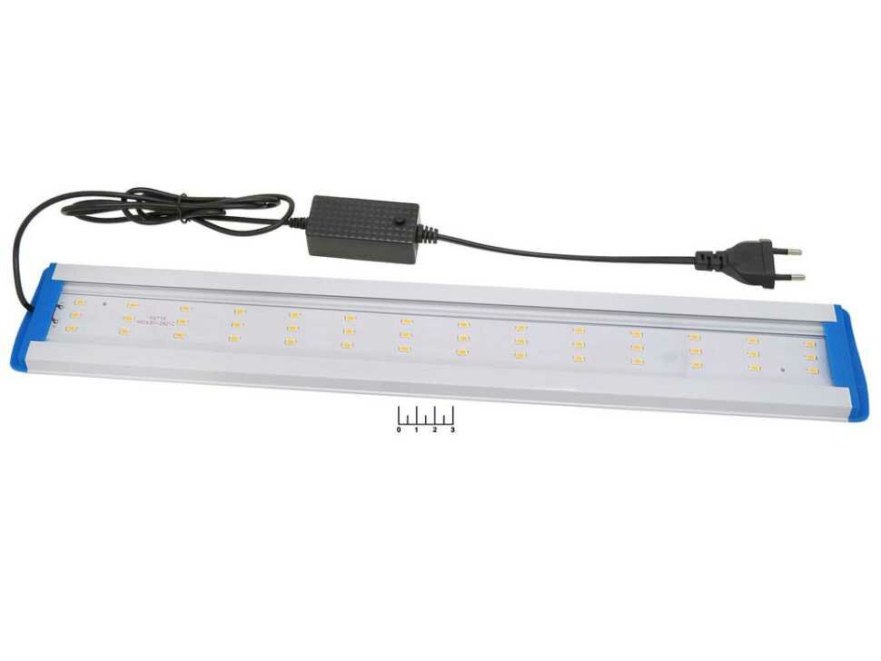 Светильник светодиодный 20W 3200K белый теплый с выключателем для аквариума 42LED (490мм) OG-LDP26