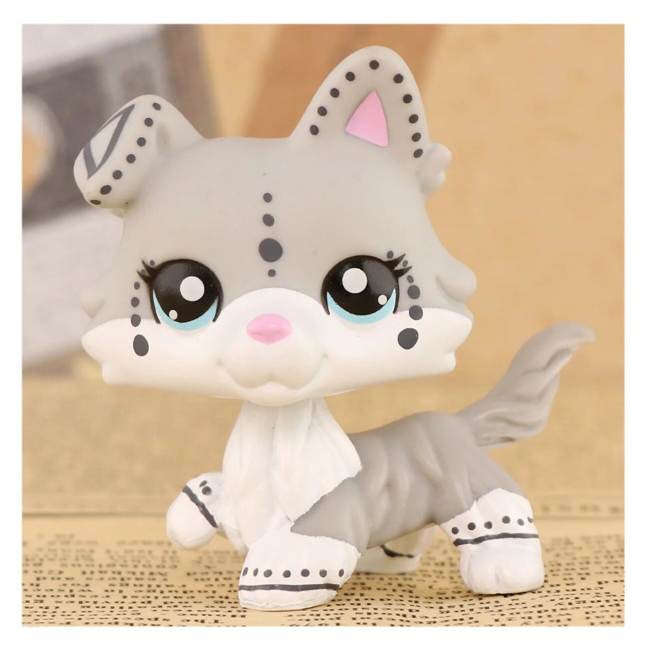Коллекционная фигурка Littlest Pet Shop, колли, розовый, H005