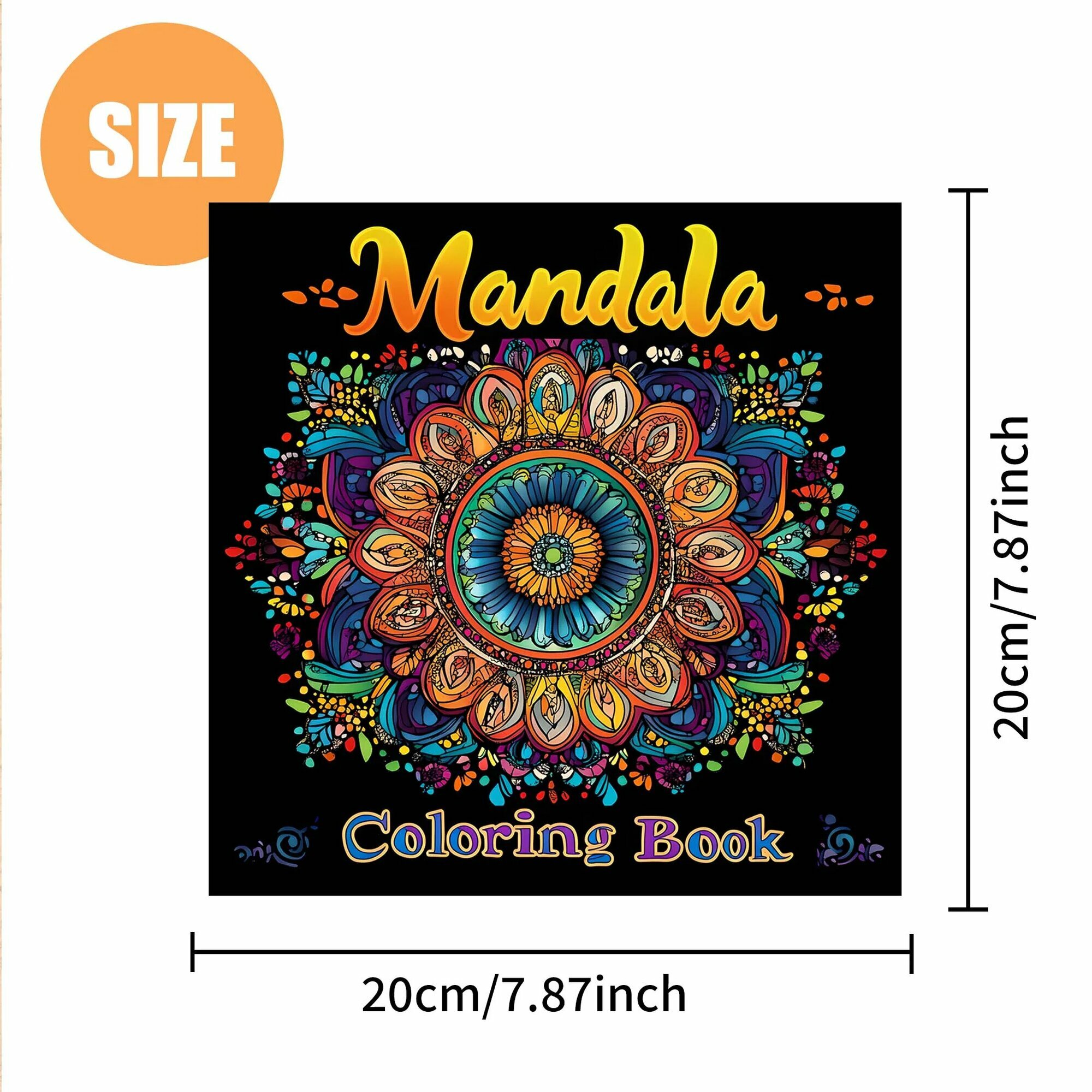 Раскраска для взрослых Mandala X1-1063