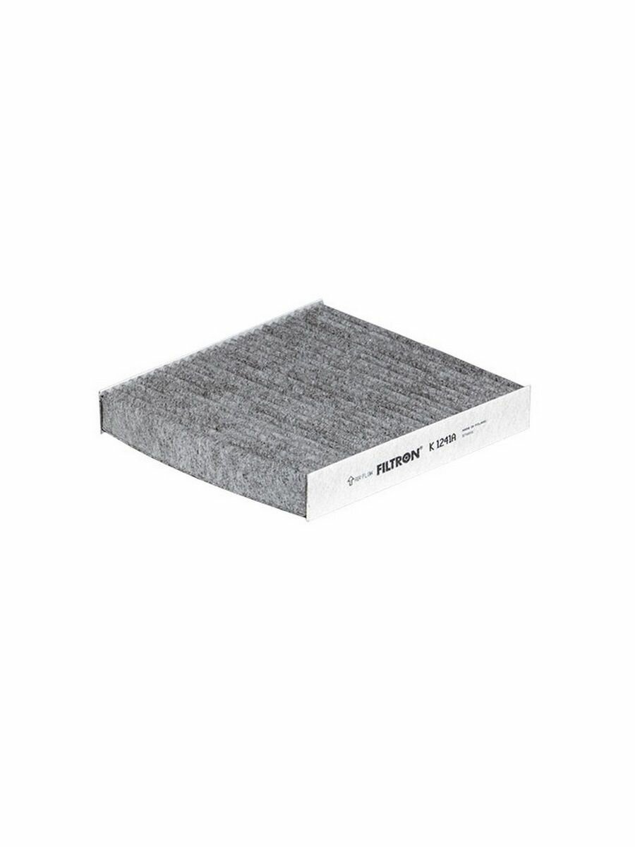 Фильтр салонный угольный для а/м Citroёn, Fiat, Isuzu, Mitsubishi / Ситроен, Фиат, Исузу, Митсубиси, Filtron K1241A