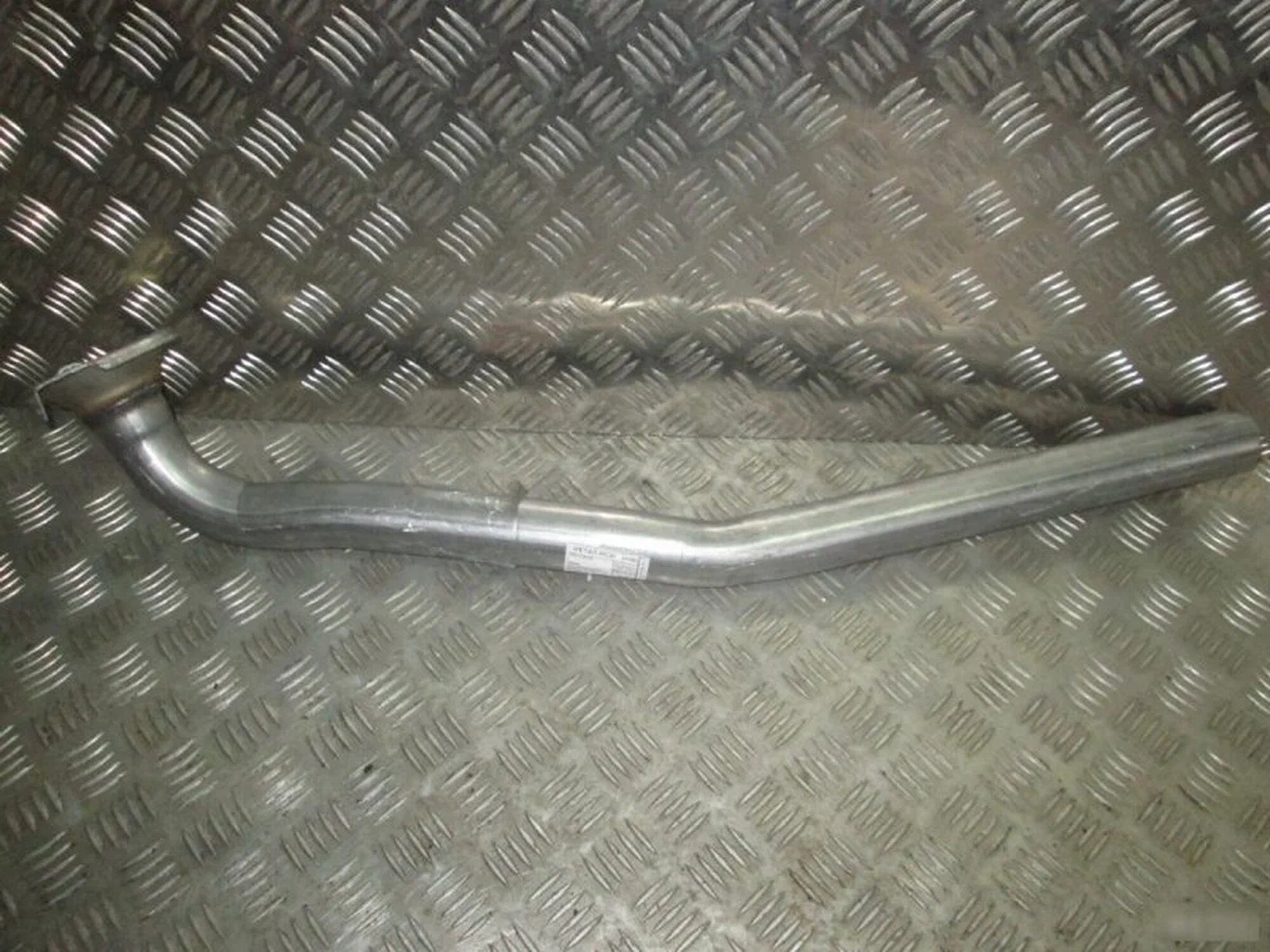 Приемная труба PR 191253091H, для Volkswagen Passat B3, серебристая