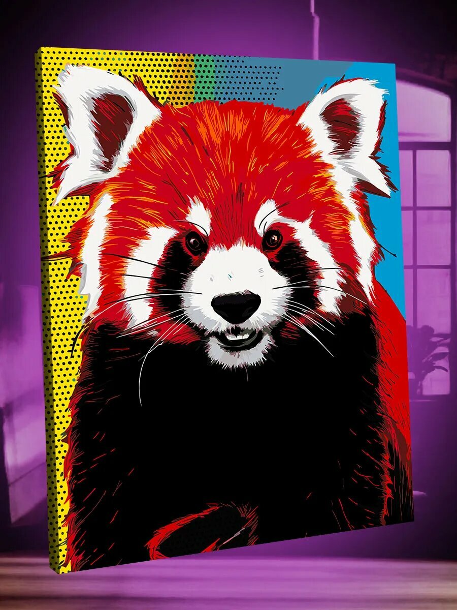 Картина по номерам Панда