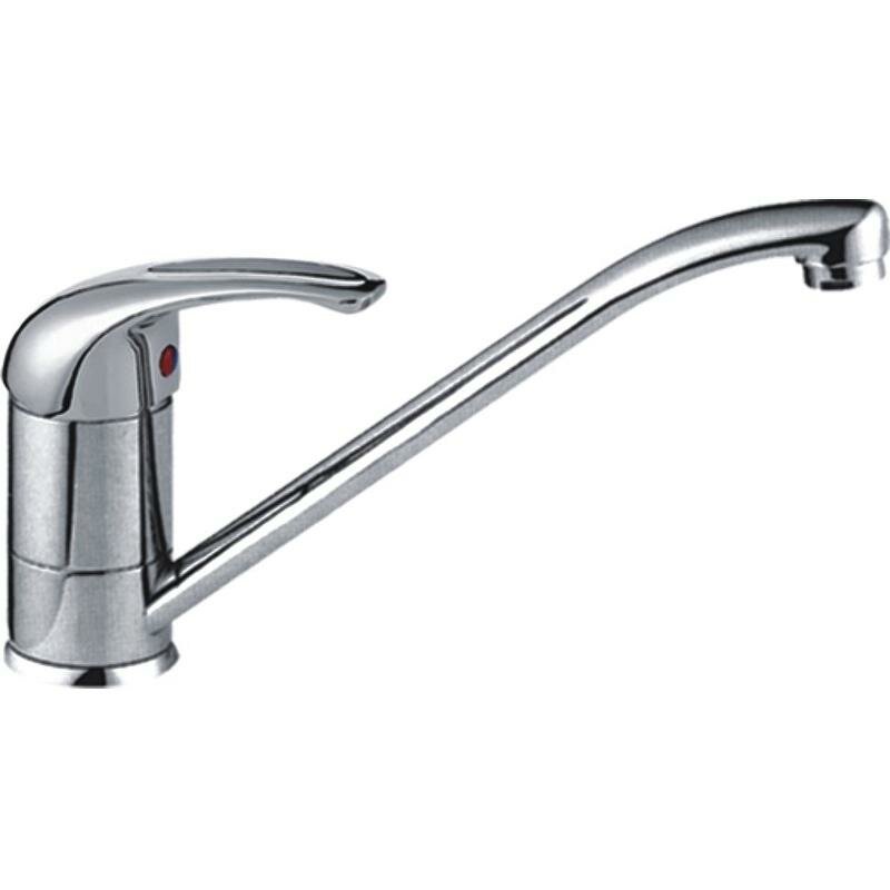 Смеситель для кухни Cron CN4229 Хром Поворотный, современный дизайн