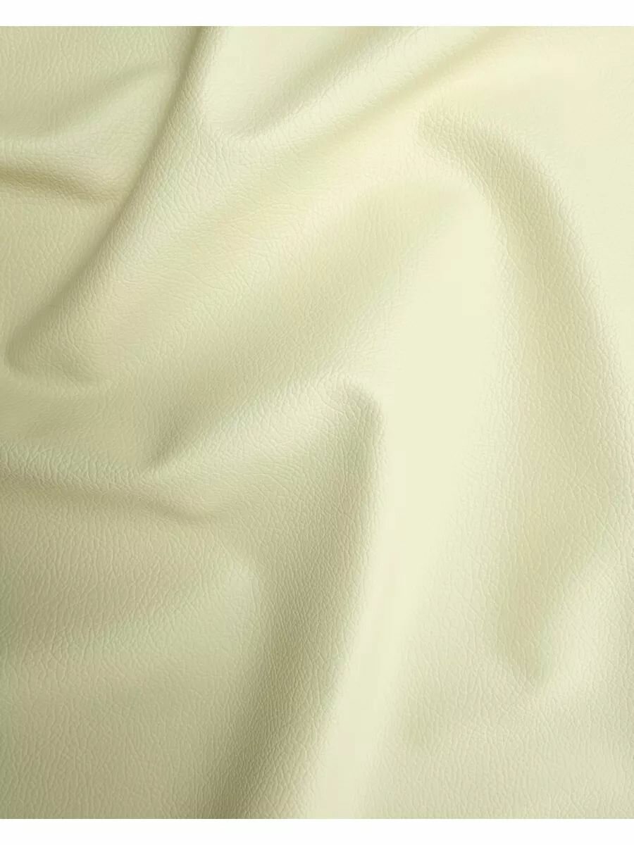 Искусственная кожа " BASIS"/кожзам/винилискожа/мебельная/для обивки дверей, ш-140 см, цв. кремовый, отрез 0,5 метра