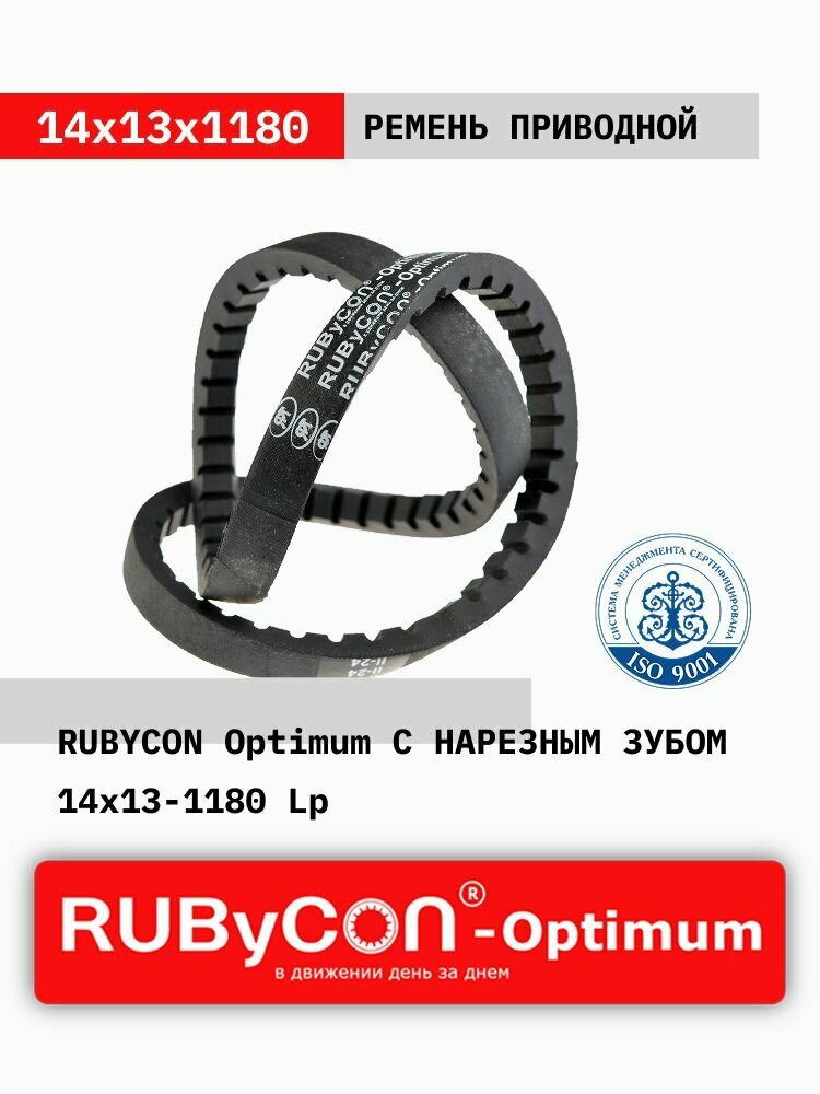 Ремень RUBYCON Optimum С нарезным зубом 14x13-1180 Lp