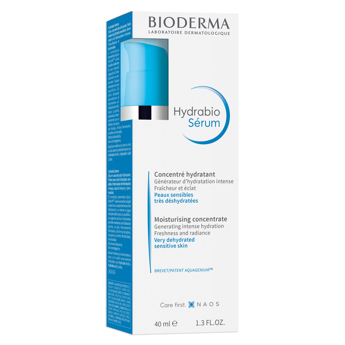 Сыворотка Bioderma Hydrabio, для всех типов кожи, с дозатором, 40мл