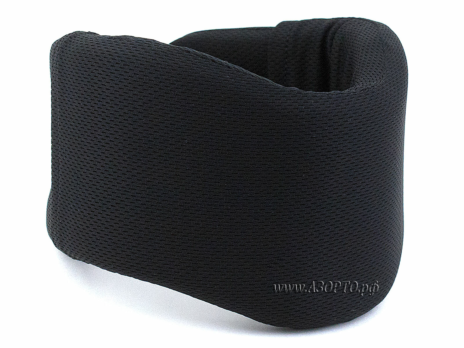 Бандаж шейный для детей черный (воротник Шанца), высота 5.5см, длина 42см