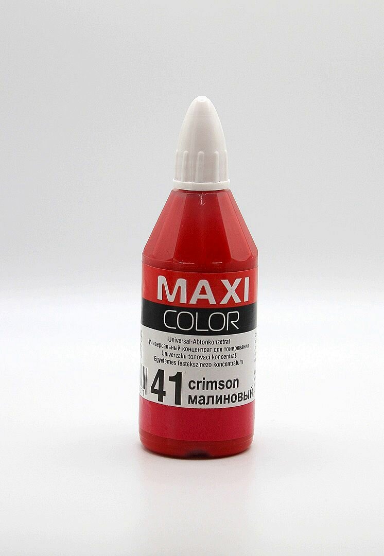 Колер Maxi-color, Универсальный концентрат для тонирования №41 Crimson (малиновый) 40 мл