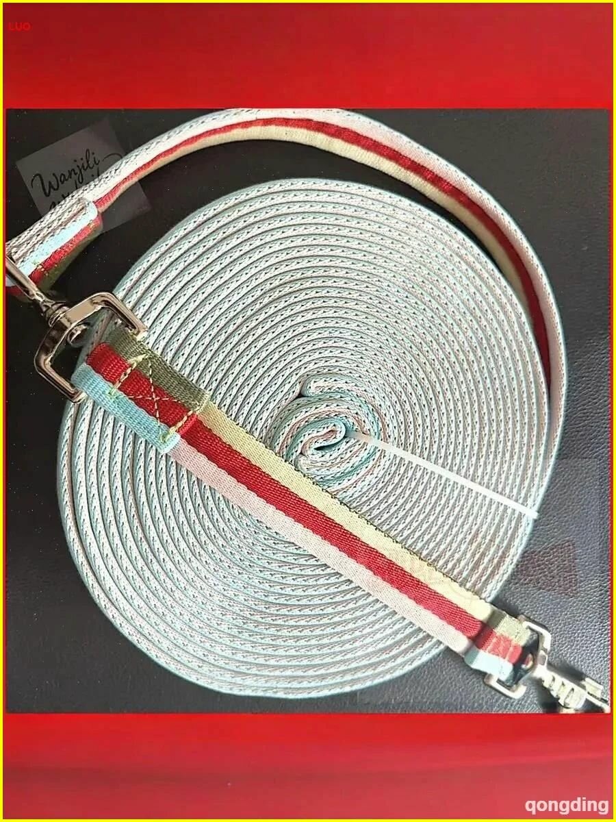 Корда для лошадей 8м с карабином, трензель, высокопрочная (26 FT), для тренировок, соревнований и повседневного использования