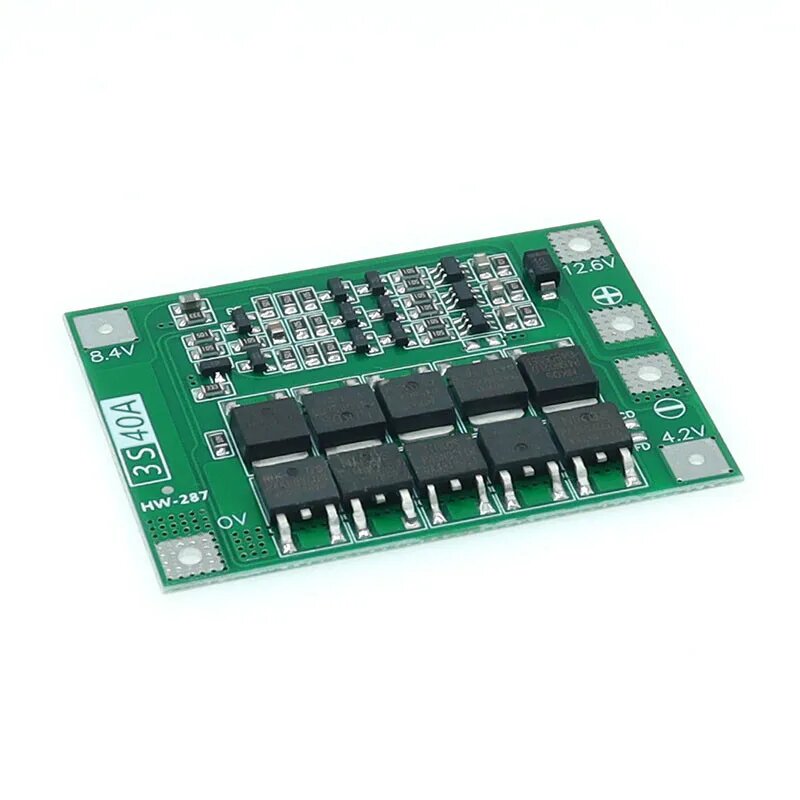 BMS плата 3S 40A Enhance, 5шт