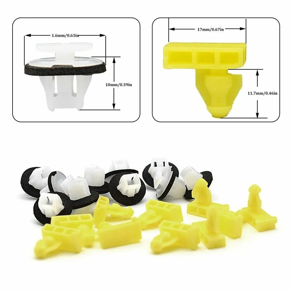 Клипсы Для отделки Колесных Арок, Молдинг Переднего Заднего Крыла Nissan X-Trail-.