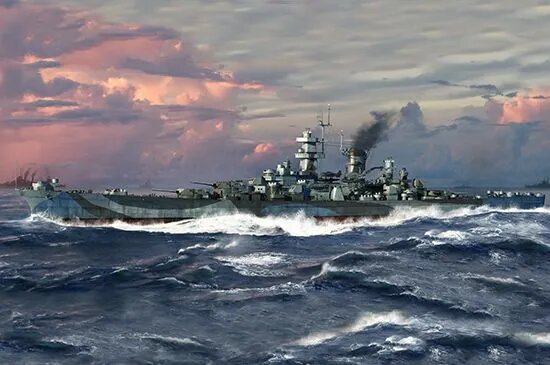 Trumpeter 06739 1:700 Линейный крейсер ВМС США "Гуам" CB-2 модель корабля Готовый продукт