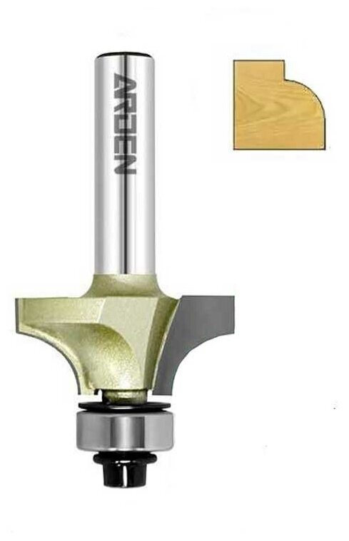 Фреза внутр. радиус (нижн. подш.) Z=2 R=9,53 S=8 D=31,75x15,88 ARDEN 301851