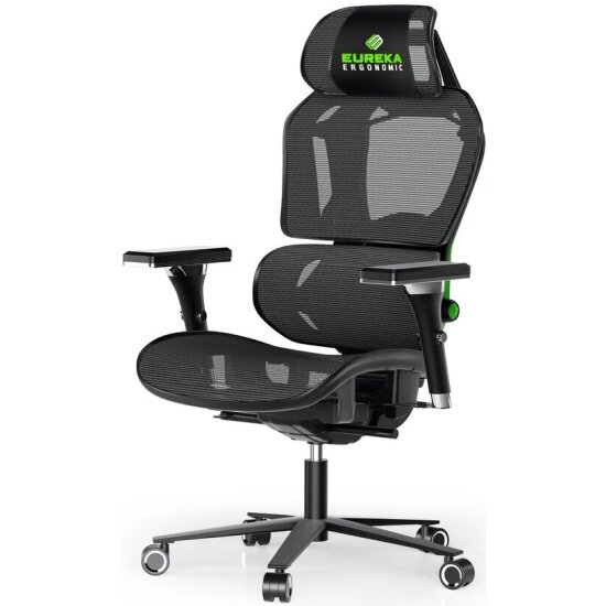 Кресло геймерское Eureka TYPHON, Green