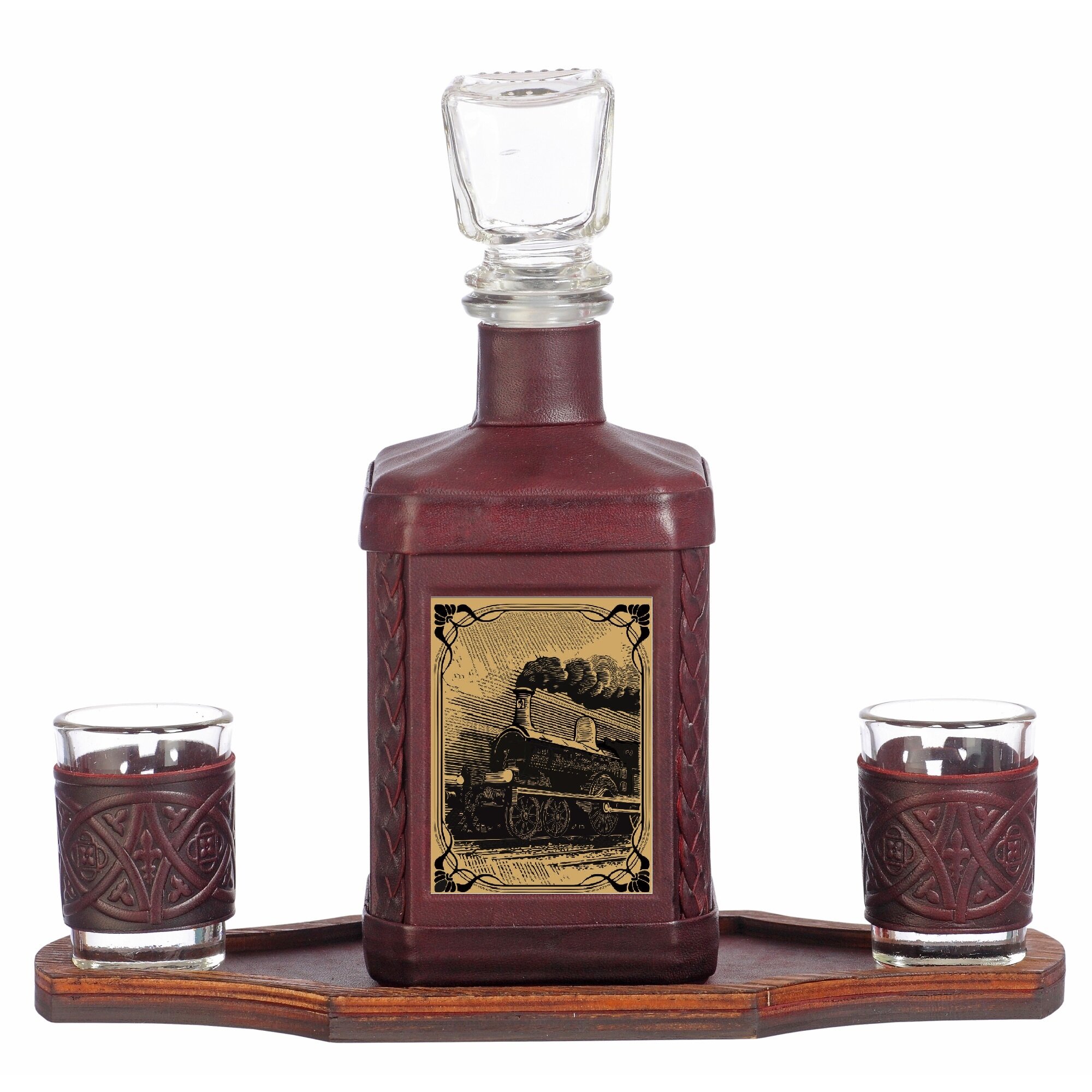 Макей Графин «Железнодорожнику-1» с сублимированной накладкой